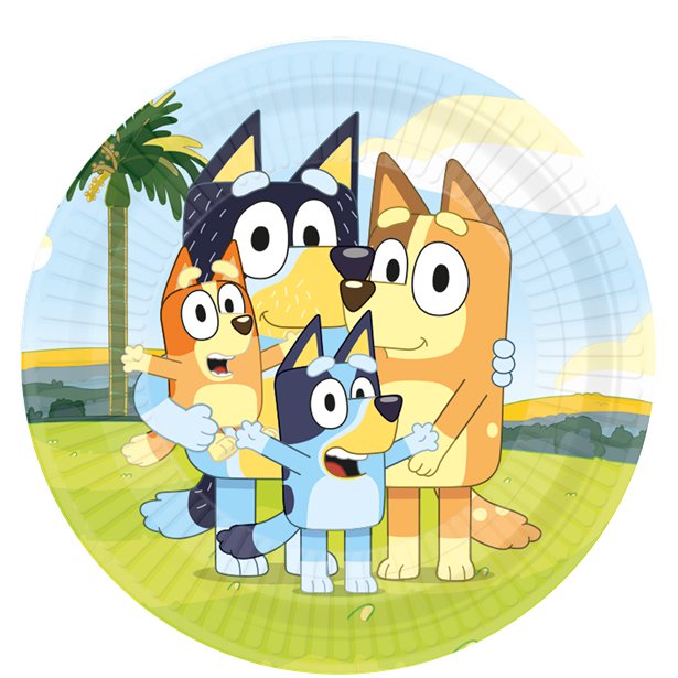 Πιάτα Bluey – TeleioParty.gr
